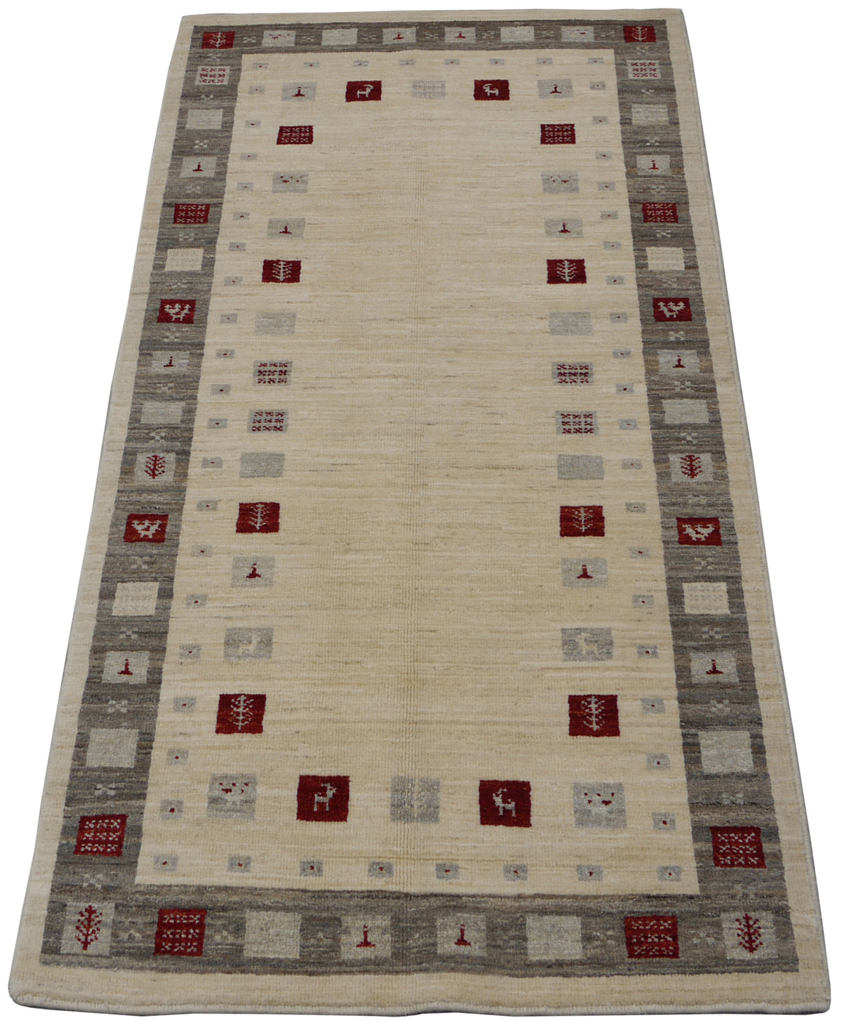2.7x5.11 Gabbeh Wool Hall Runner | Main Street Oriental Rugs