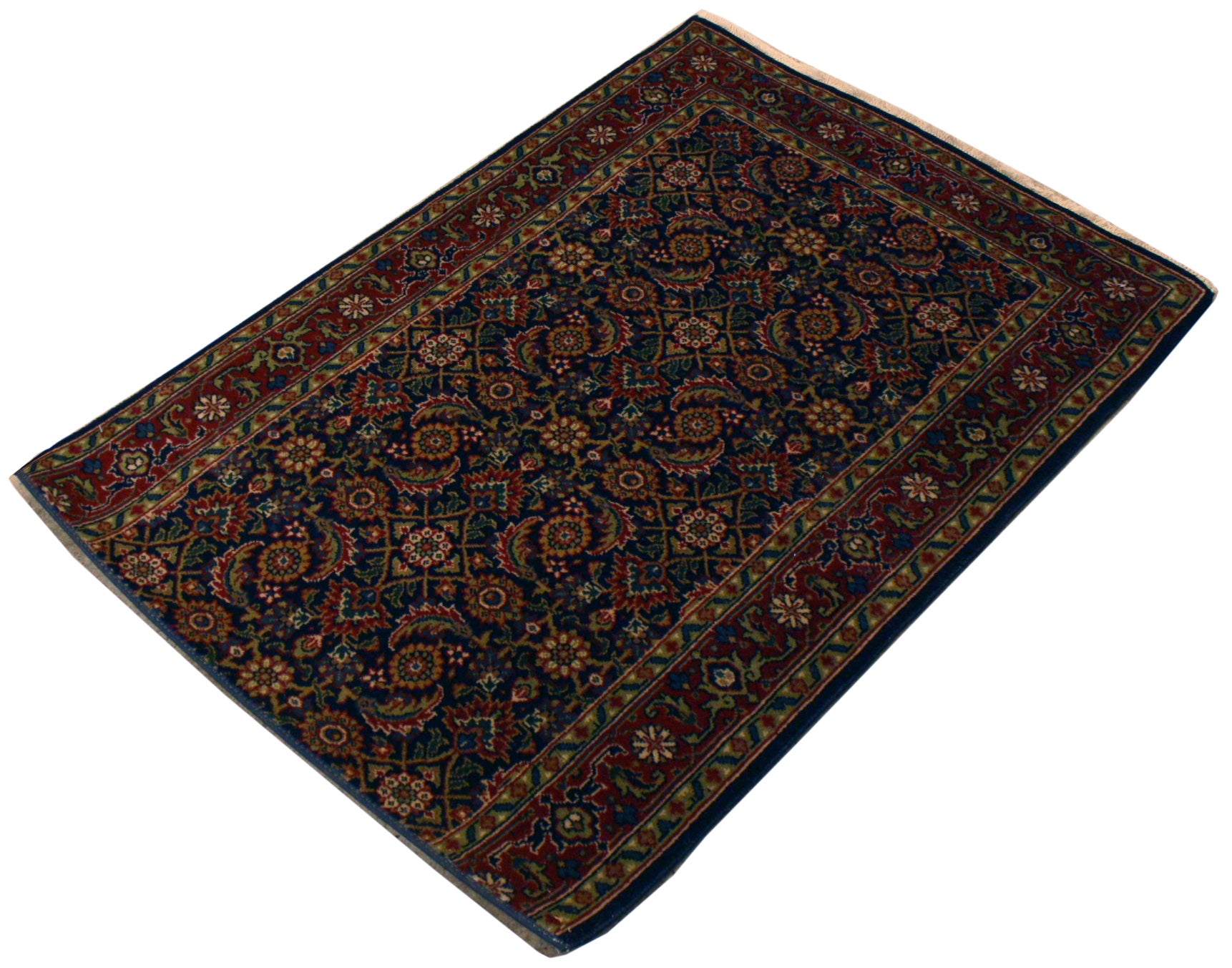 2x3 Floral Tufted Wool Rug | Main Street Oriental Rugs